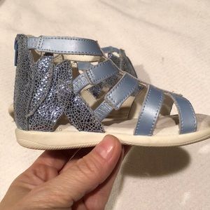 Umi | Shoes | Umi Gladiator Sandal Blue Metallic Worn 2x | Poshmark